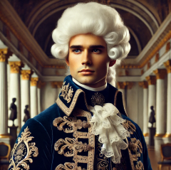 Powdered wig? Check.