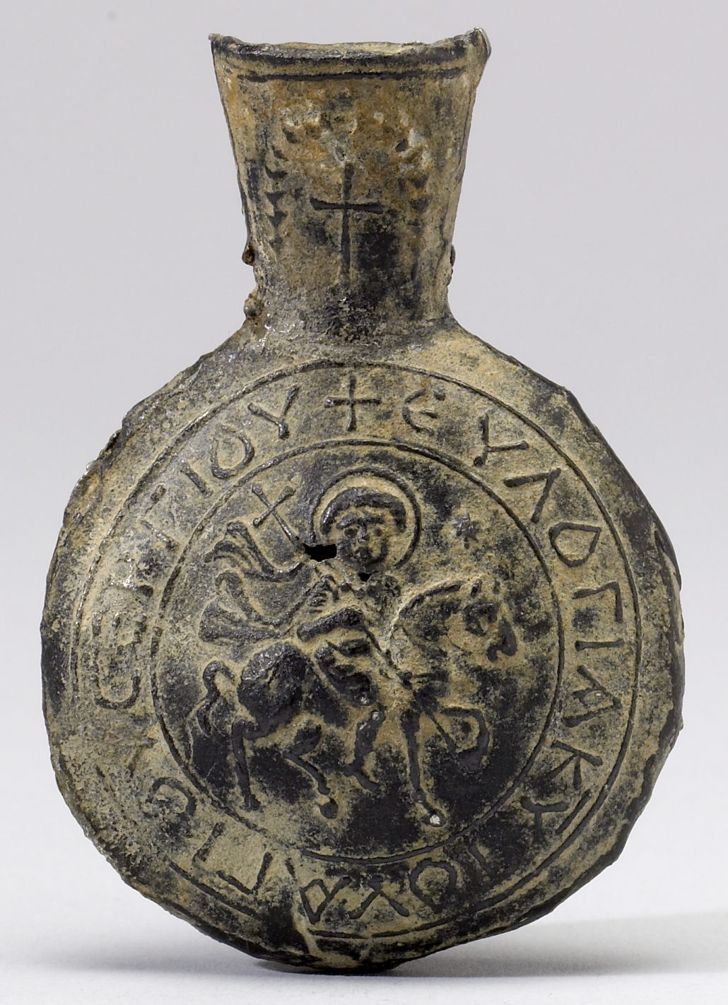St. Sergios pilgrim flask (sixth-seventh century CE)