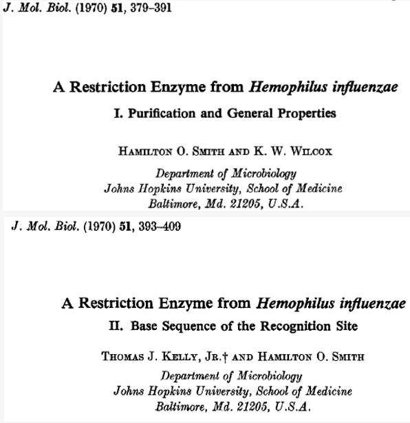 Smith HindII Discovery