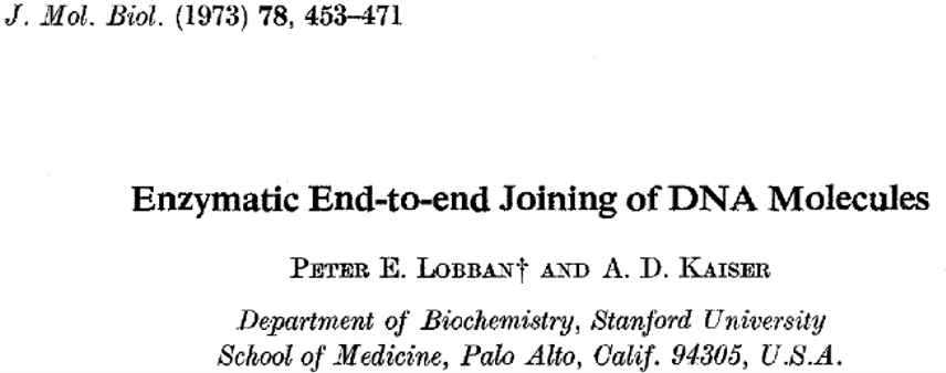 Peter Lobban DNA Joining