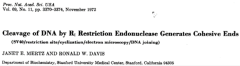 Chapter 19: Berg, Cohen and Boyer Invent Recombinant DNA and Gene Cloning